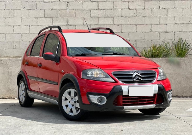 Leilão Online - CITROEN/C3 XTR 14 FLEX; 2011/2012; VERMELHA; ALCO./GA