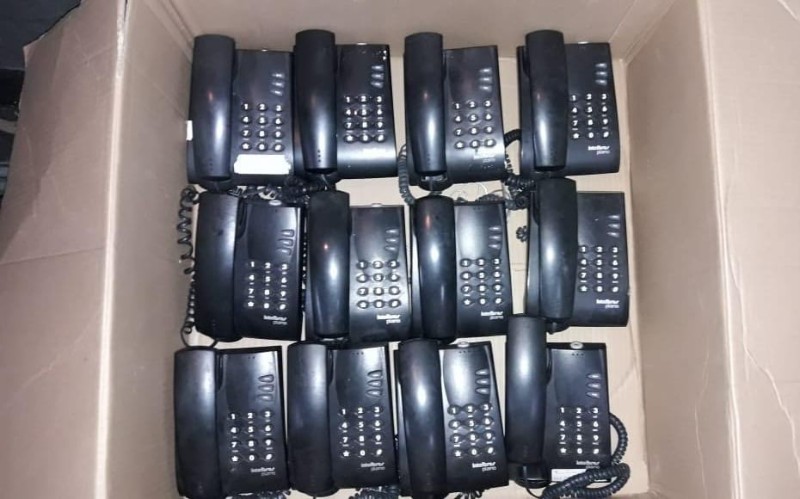 Leilão Online - Lote com: 16 unid. Telefones fixos