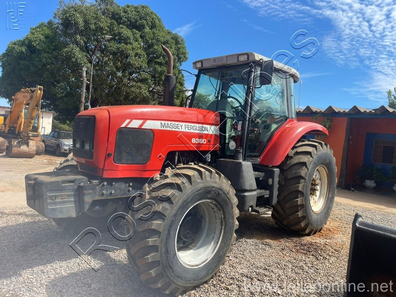 Leilão Online - TRATOR MASSEY FERGUSON 6360 ANO 2010