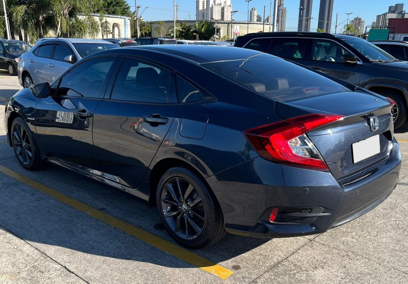 Leilão Online - HONDA/CIVIC EXL CVT; 2020/2020; AZUL; ALCO./GASOL.