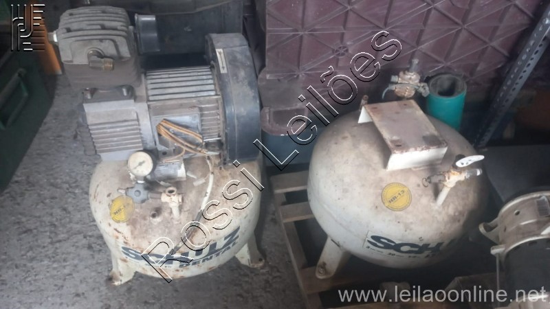 Leilão Online - COMPRESSOR E 1 RESERVATORIO DE AR