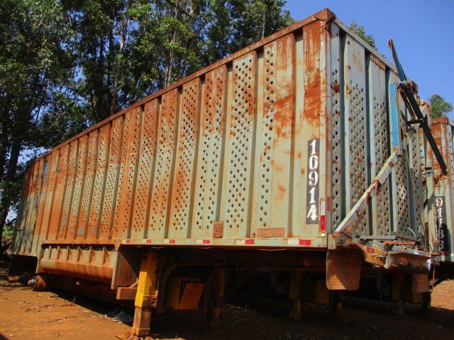 Leilão Online - SEMI REBOQUE RANDON SP SRCA CA; ANO 2012/2012; AZUL.