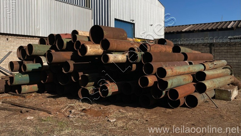 Leilão Online - [ LANCE POR KG ] TUBOS DE 16" - APROXIMADAMENTE 83M