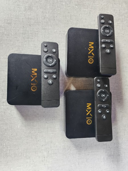 Leilão Online - Lote com: 03 unidades de MX10 Smart Mini 32Gb Rom - 4