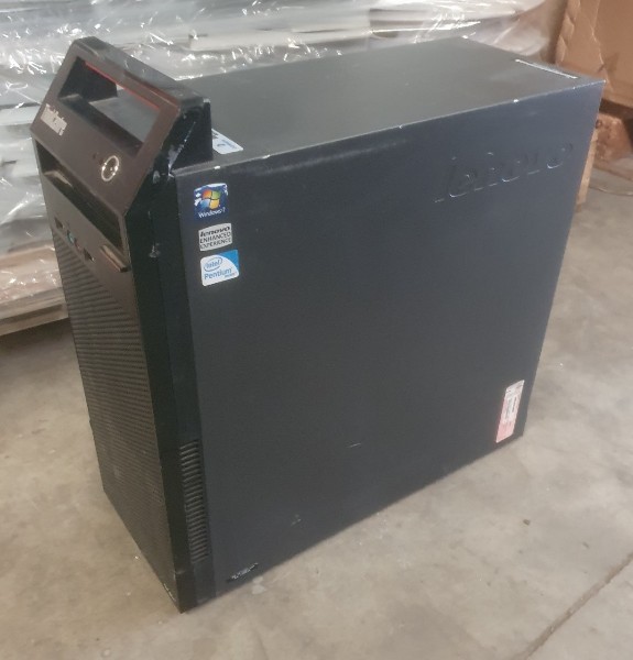 Leilão Online - Torre CPU Think Centre , Marca Lenovo com Windows 7