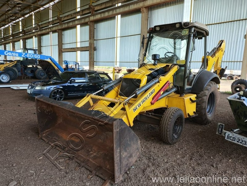 Leilão Online - Retroescavadeira New Holland modelo LB90 ano 2010 doc