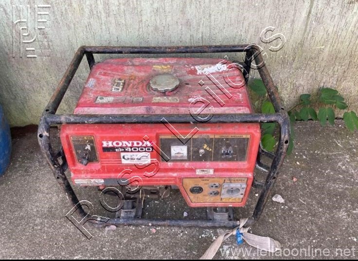 Leilão Online - Gerador de energia HONDA EP 4000 120/240 v Monofási