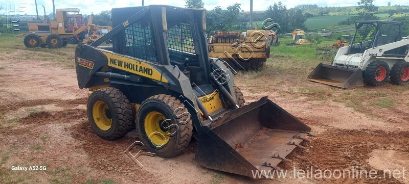 Leilão Online - [ VÍDEO ] MINIESCAVADEIRA NEW HOLLAND MOD. L160 ANO