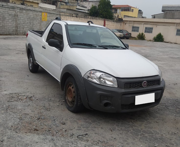 Leilão Online - FIAT/STRADA WORKING; 2014/2015; BRANCA; ALCO./GASOL.