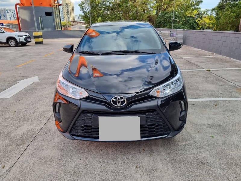 Leilão Online - TOYOTA/YARIS SA XL15; 2022/2023; PRETA; ALCO./GASOL.