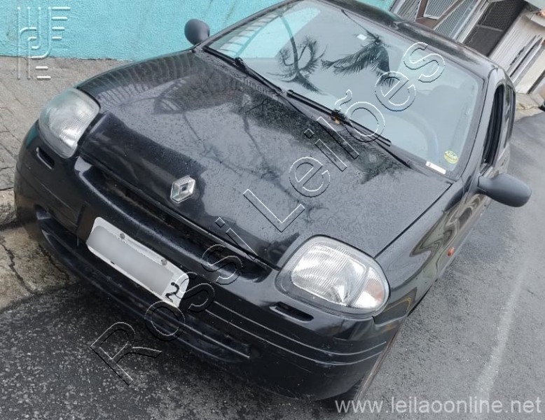 Leilão Online - RENAULT / CLIO RN 1.0 - ANO 00/00 - COR PRETA