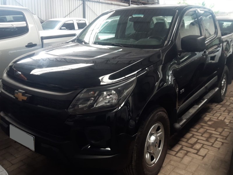Leilão Online - CHEVROLET S10 LS CABINE DUPLA 4X4; 2021/2021; PRETA;
