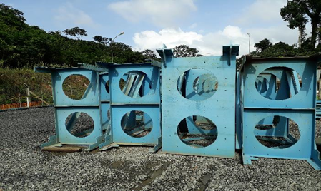 Leilão Online - SLB-002--2018 - 4 MODULO ESTRUTURAL PARA CORREIA TAB