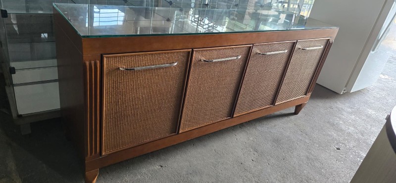 Leilão Online - Buffet antigo madeira 2,00x0,50