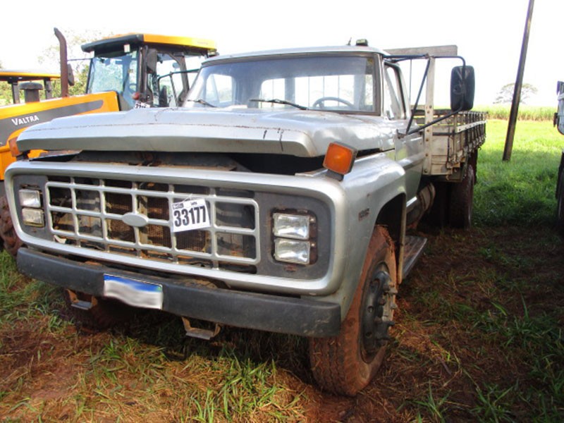 Leilão Online - CAMINHÃO FORD F 14000; ANO 1990/1990; PRATA. (CARRO