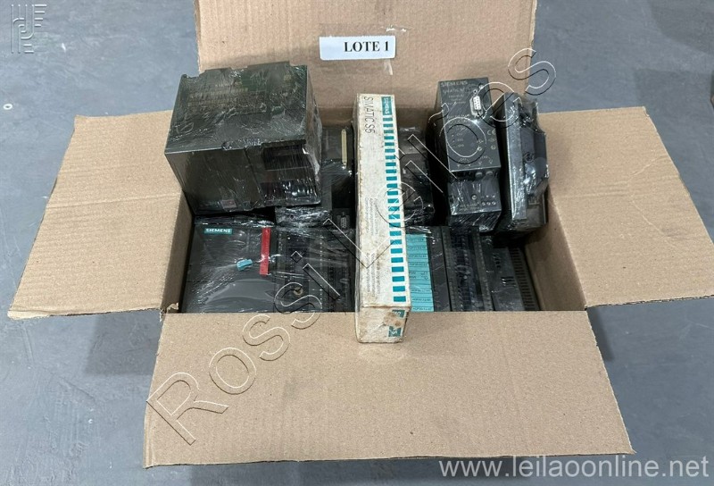 Leilão Online - 26 peças - CPU MÓDULOS CLP SIEMENS