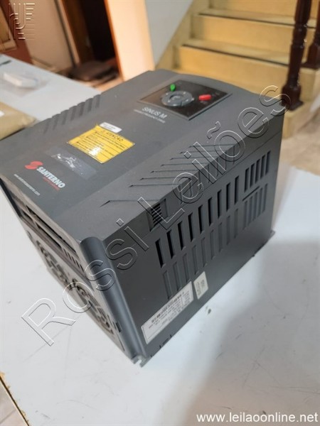 Leilão Online - Inversor de frequência Santerno Sinus M 7,5CV 380V