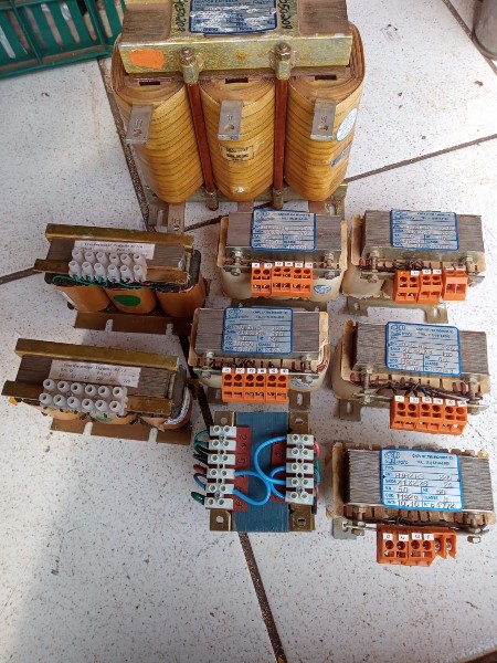 Leilão Online - Lote de trafos - transformador e reator