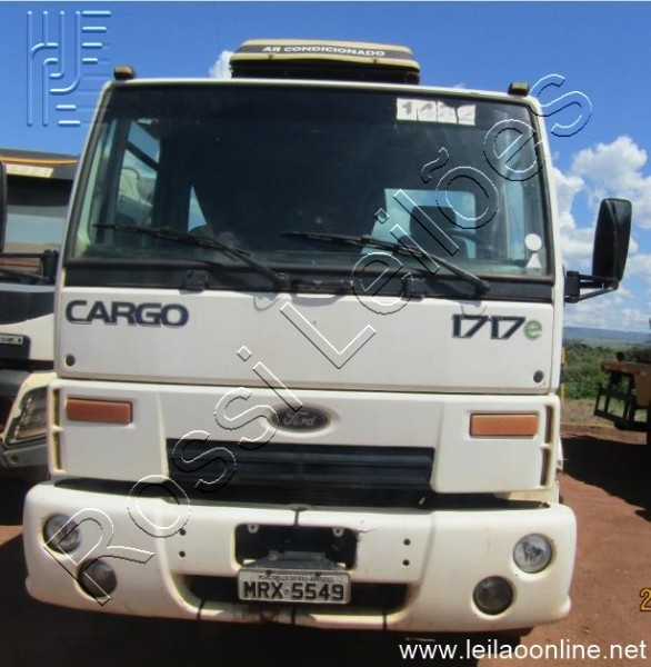 Leilão Online | CAMINHÃO FORD CARGO 1717, FROTA 1482 ANO: 2008 PLA