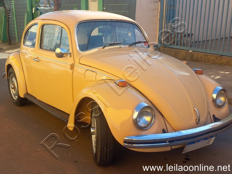 Leilão Online - VW/FUSCA 1300 ANO 1980/1980 – COR BEGE – GASOLIN