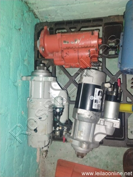 Leilão Online | 4 motores de arranque sendo; 2 peças 24 vts e 2 pe