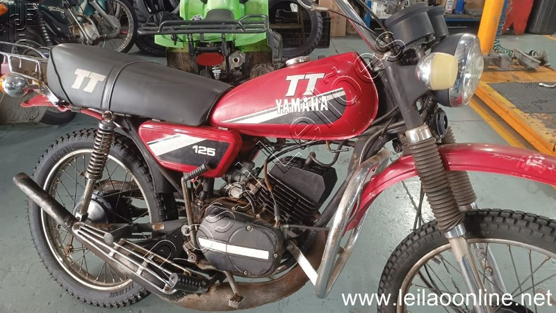 Leilão Online - YAMAHA TT-125 TOTALMENTE ORIGINAL ANO 1980 PLACA MERC
