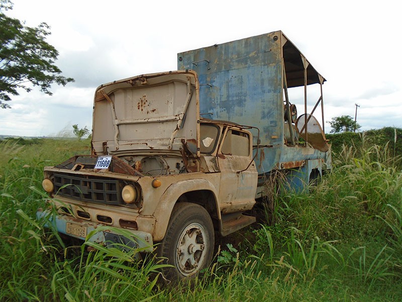 Leilão Online - CAMINHÃO GM/CHEVROLET D70; ANO 1981/1981; BEGE. - F