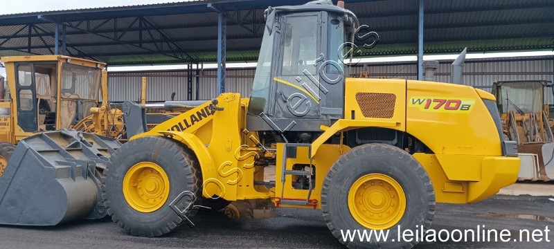Leilão Online - [ VÍDEO ] PÁ CARREGADEIRA NEW HOLLAND MOD. W170 ANO