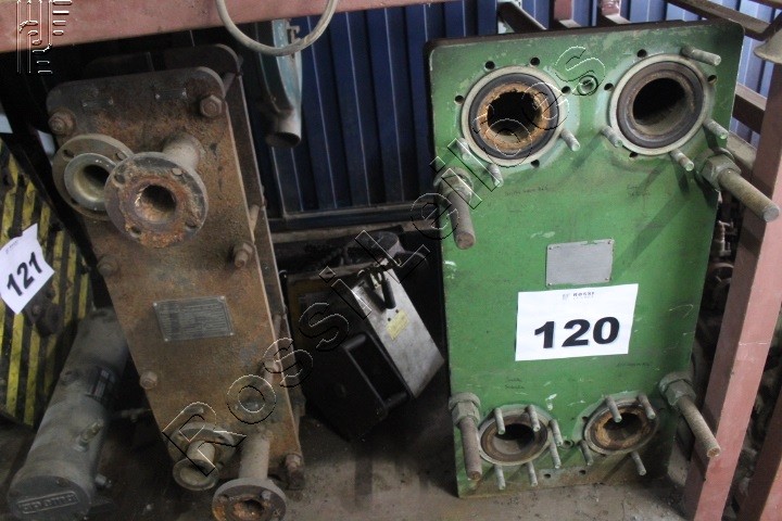 Leilão Online - 1 TROCADOR DE CALOR ARTICA, ANO: 2001 E 1 TROCADOR D