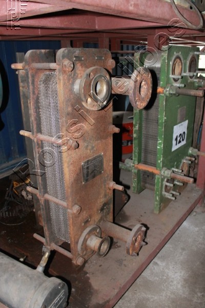 Leilão Online - 1 TROCADOR DE CALOR ARTICA, ANO: 2001 E 1 TROCADOR D