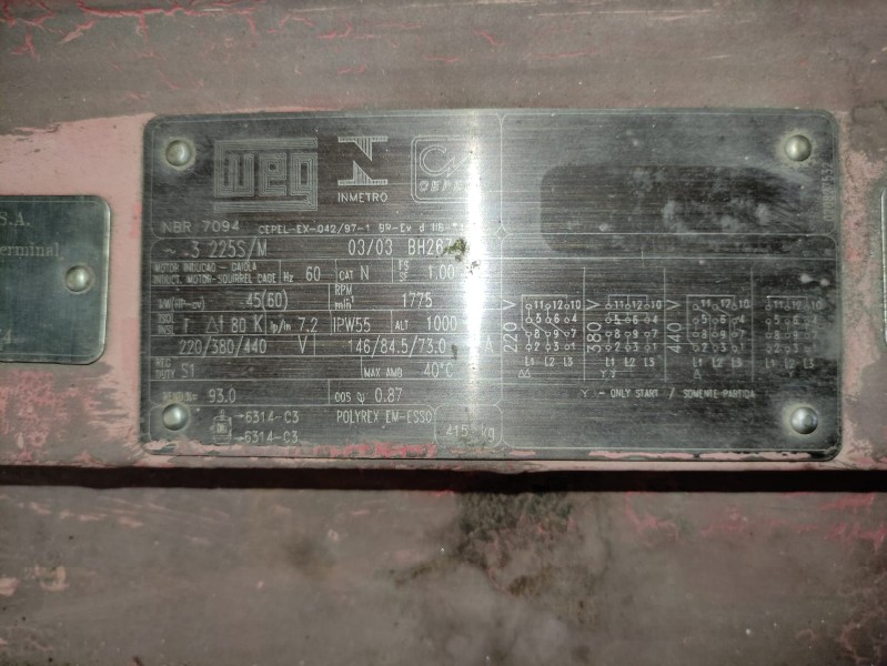 Leilão Online - BOMBA DE INCÊNDIO 60 CV