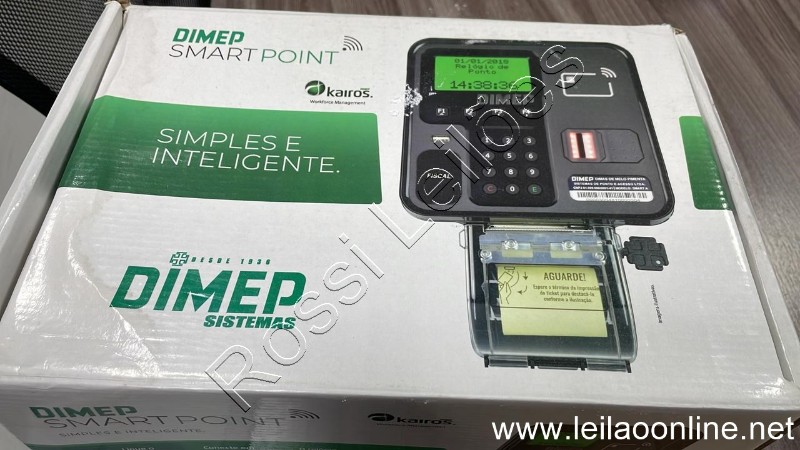 Leilão Online - Relógio de Ponto Dimep Smart Point Biométrico FS-0