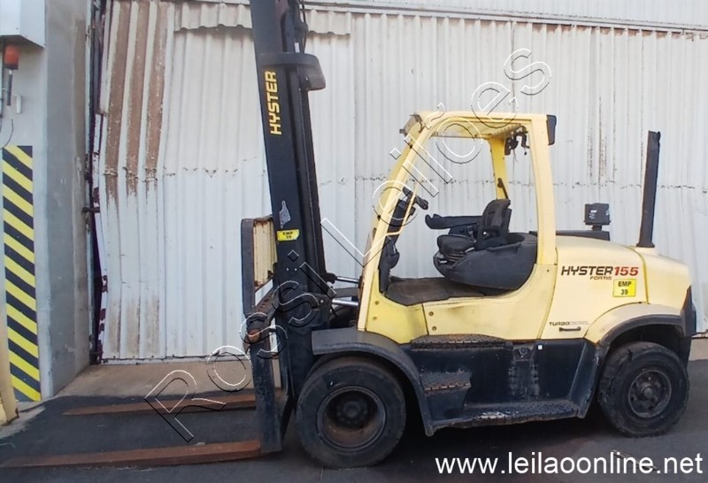 Leilão Online - [ VÍDEO ] EMPILHADEIRA HYSTER MOD. 155 FORTIS - 7 TO