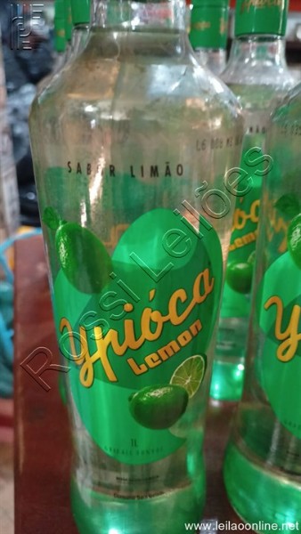 Leilão Online - Lote C/20 Garrafas de CACHAÇA YPIÓCA LEMON ( lim