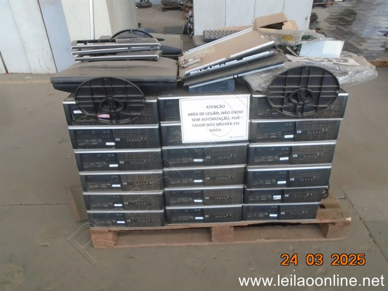 Leilão Online | APROX. 33 MICROCOMPUTADORES, 11 MONITORES, 17 TECLAD