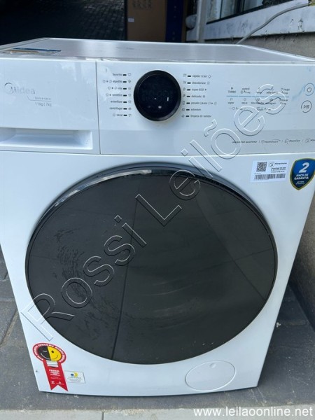 Leilão Online - Lava e seca Midea smart 11 kg (funcionando sem garan