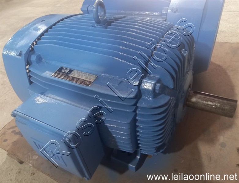 Leilão Online - MOTOR ELÉTRICO WEG 885RPM 225 SM TRIFÁSICO - RECOND