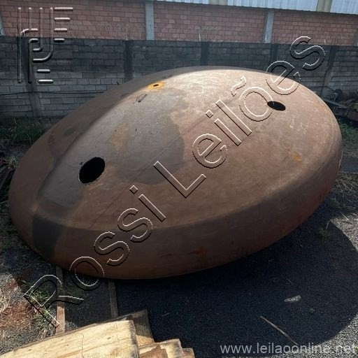 Leilão Online - 1 TAMPO TORISFÉRICO COM DIAMETRO EXTERNO: 4.500MM;