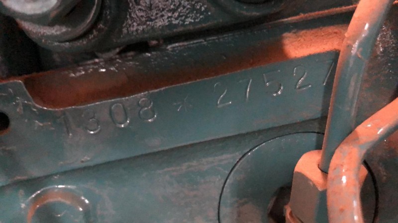 Leilão Online - MOTOR DIESEL VV TD102FS 6C REMAN - PAT.3000515 - LOC.