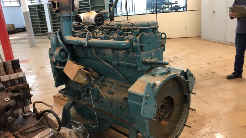 Leilão Online - MOTOR DIESEL VV TD102FS 6C REMAN - PAT.3000515 - LOC.