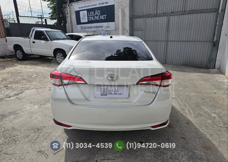 Leilão Online - veja o vídeo!! TOYOTA/YARIS SA XL15LIVE; 2020/2021;