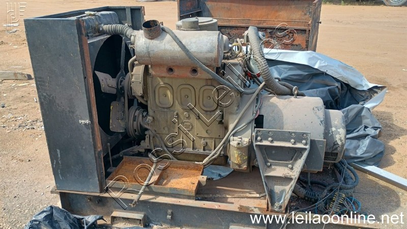 Leilão Online - Grupo Gerador de energia 50 kVa Motor Detroit 4 cilin