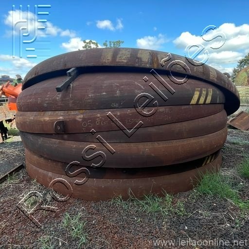 Leilão Online - 1 TAMPO TORISFÉRICO COM DIAMETRO EXTERNO: 4.550MM;