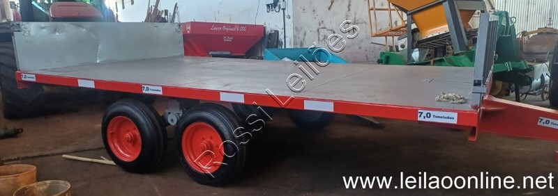 Leilão Online - CARRETÃO 4 RODAS CAPAC. 7 TON