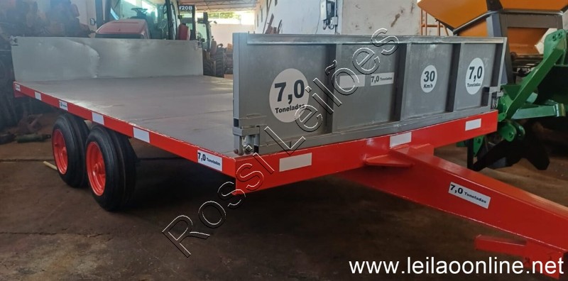 Leilão Online - CARRETÃO 4 RODAS CAPAC. 7 TON