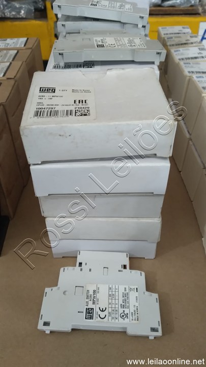 Leilão Online - APROX. 15 UN. CONTATORES DIVERSOS - marca WEG