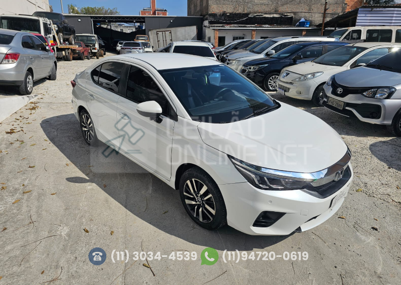 Leilão Online - veja o vídeo!! HONDA/CITY EXL; 2022/2023; BRANCA; AL