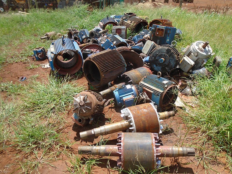 Leilão Online - DIVERSAS PEÇAS DE MOTORES INDUSTRUAIS; MSRCS: WEG,