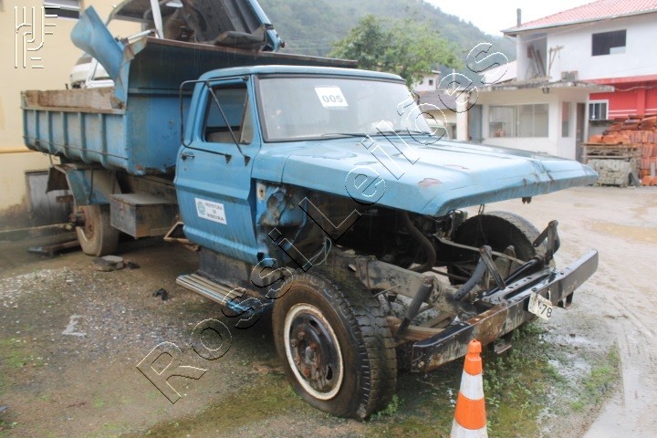 Leilão Online - CAMINHÃO FORD 11000 AZUL Placa: BFW-7855 Ano: 1987