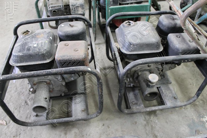 Leilão Online - 3 MOTORES ACIONADOR À GASOLINA 5,5HP; MOTOR ACIONADO